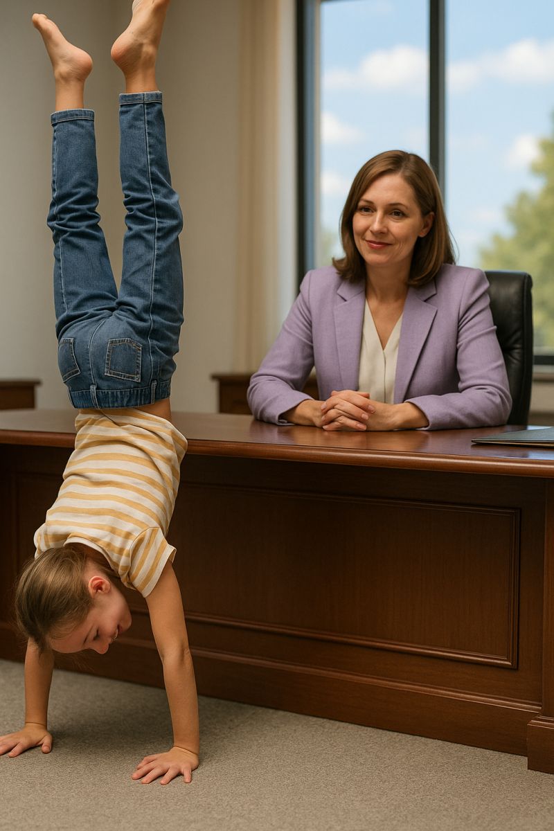 Aprendí a hacer la vertical sin miedo a ponerme de cabeza… - Mariana ...